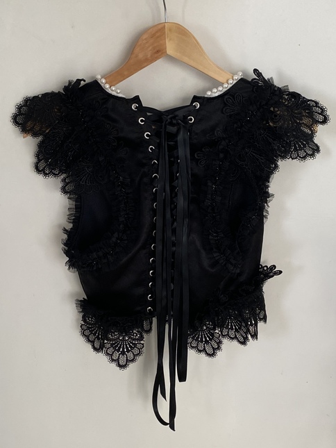 Triple Fortune Skeleton Corset size M - Tops - Lace Market: Lolita ...