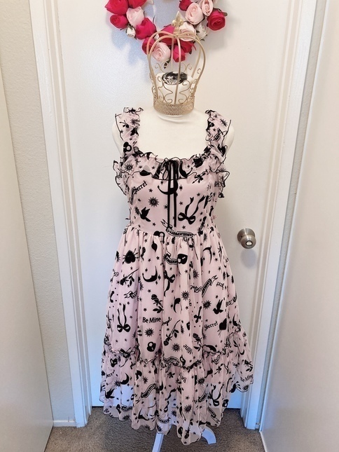 angelic pretty ~ girls heart jsk pink x black ~ plus size friendly ...