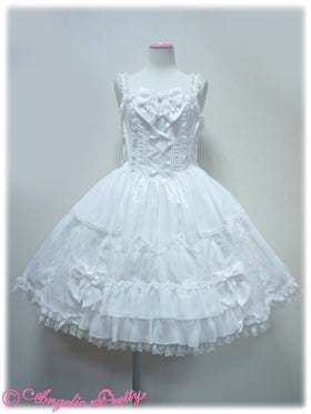 Angelic Pretty - Princess Victoria JSK in White - Dresses - Lace Market ...
