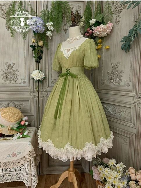 (NWT) Miss Point Tulip OP - One Piece - Lace Market: Lolita Fashion Sales