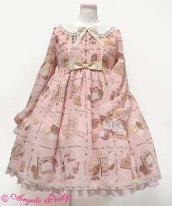 Cream Cookie One Piece + Barrette in Pink - One Piece - Lace Market ...