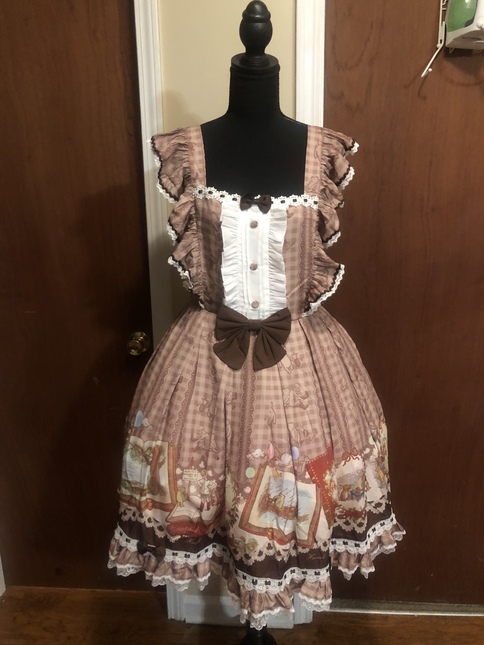 2XL Haenuli Winnie the Pooh Collab JSK in brown - Dresses - Lace Market ...