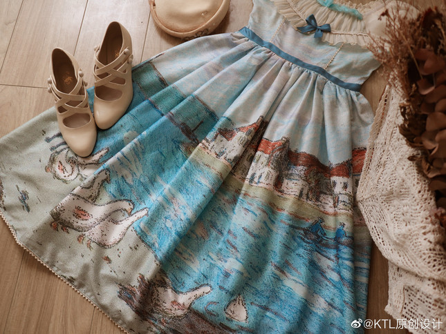 Summer White Goose OP ~ Kuma The Lamb - One Piece - Lace Market: Lolita ...