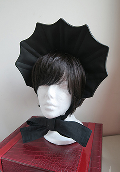 Medusa Couture Black Bat Bonnet - Bonnets - Lace Market: Lolita Fashion ...