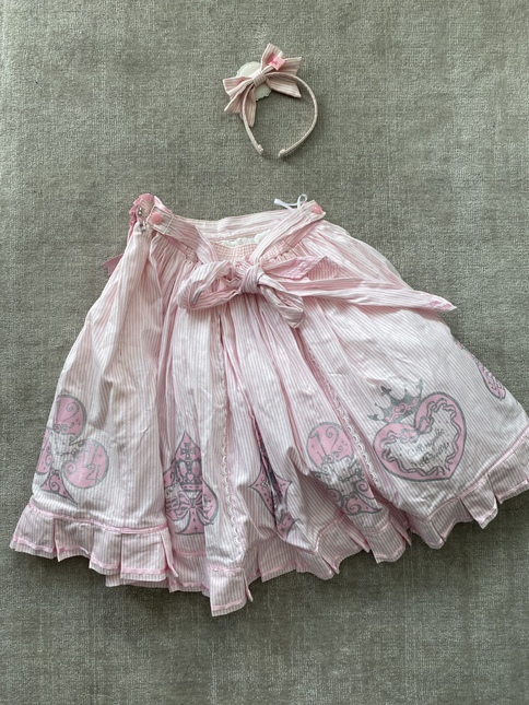 Angelic Pretty Glitter Playing Cards skirt + headbow - Dresses - Lace ...