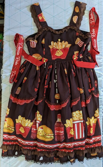 Dressing Robe Happy Meal Fast Food JSK size L (FREE SHIPPING ...