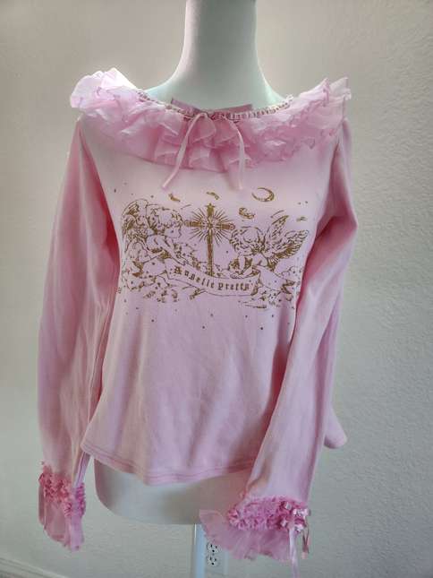 Angelic Pretty - Gloria Cutsew in Pink - Cutsews - Lace Market: Lolita ...