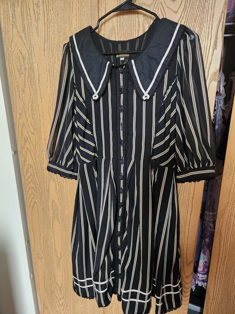 Haenuli black sailor OP dress Plus size friendly XL - One Piece - Lace ...