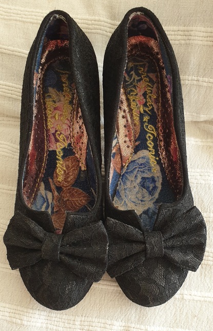 REDUCED! Irregular choice black lace heels - Shoes - Lace Market ...