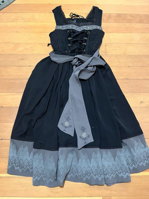 Ozz Oneste Hime Dress - Black - One Piece - Lace Market: Lolita Fashion ...