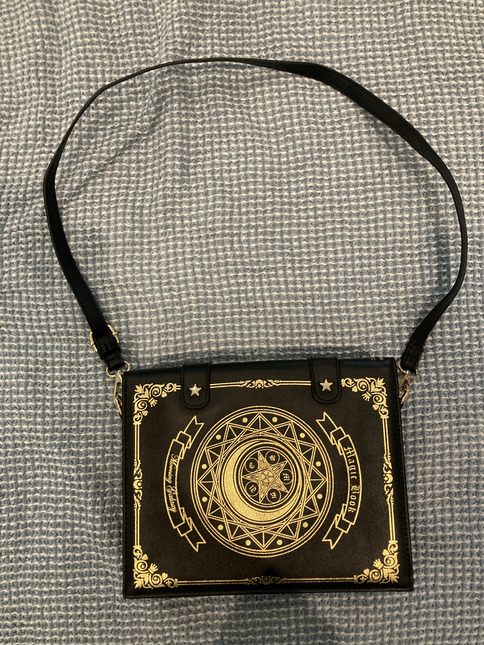 2-Way Black Grimoire Bag (Morning Glory) - Bags and Purses - Lace ...