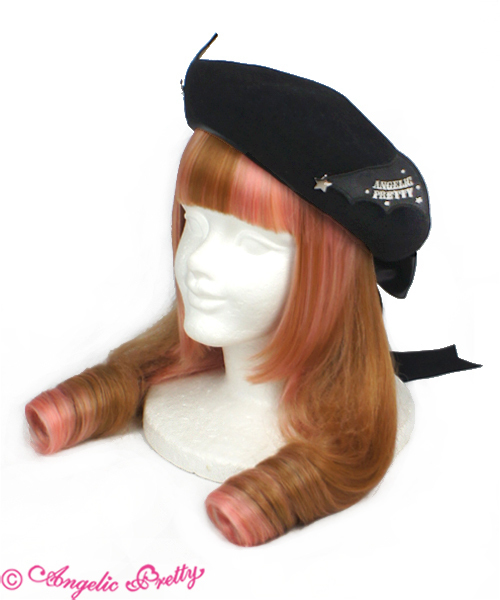 Angelic Pretty Black Bat Beret - Hats - Lace Market: Lolita Fashion Sales