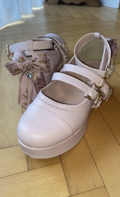 Liz lisa ribbon Platform shoes - Shoes - Kei Market: Buy and Sell ...