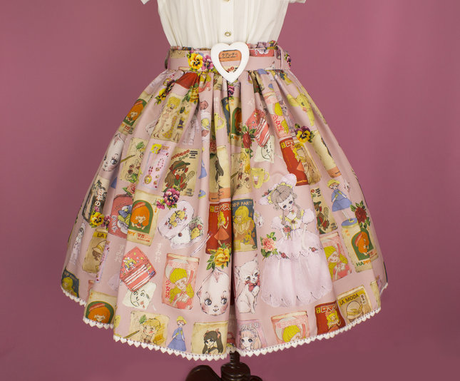Violet Fane Otome Nostalgia Skirt, Mask, and Bag Set in Pink *US Shipping Included* - Skirts ...