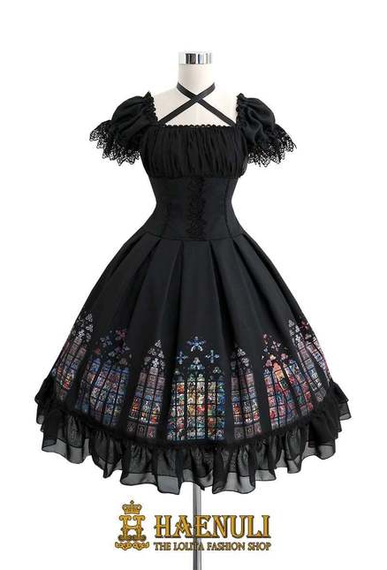 Haenuli Stained Glass: Saint Vitus OP - Dresses - Lace Market: Lolita ...