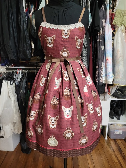 "Mr. Coco" Chocolate Corgi Dog JSK - Dresses - Lace Market: Lolita ...