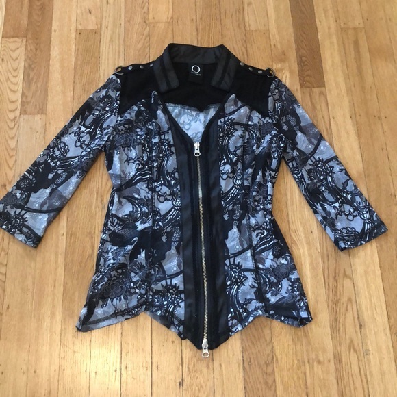Ozz Croce Floral Gothic Blouse - Blouses - Lace Market: Lolita Fashion ...