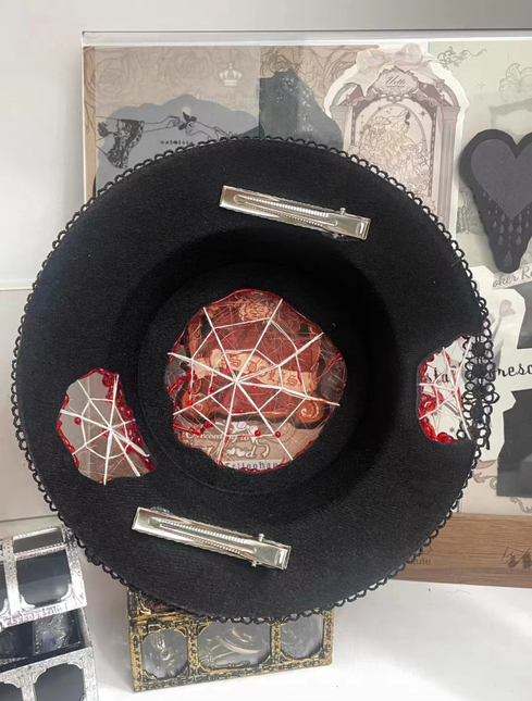 Gothic lolita spider blood tiara - Hair Accessories - Lace Market ...