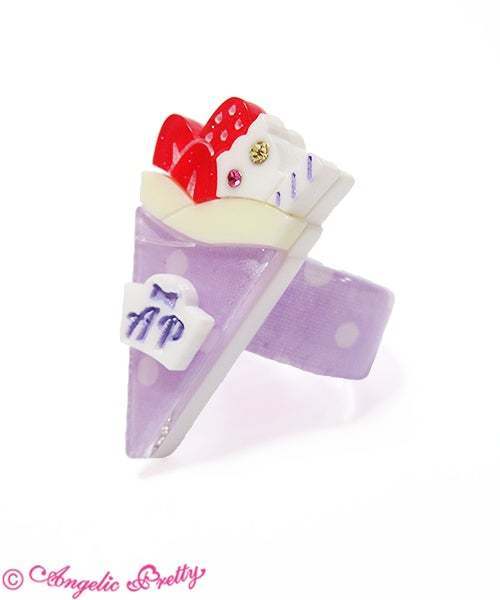Angelic Pretty Fancy Crepe Ring in Purple - Jewelry - Lace Market ...