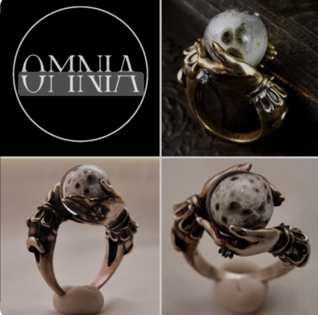 Omnia oddities full moon ring - Rings - Lace Market: Lolita Fashion Sales