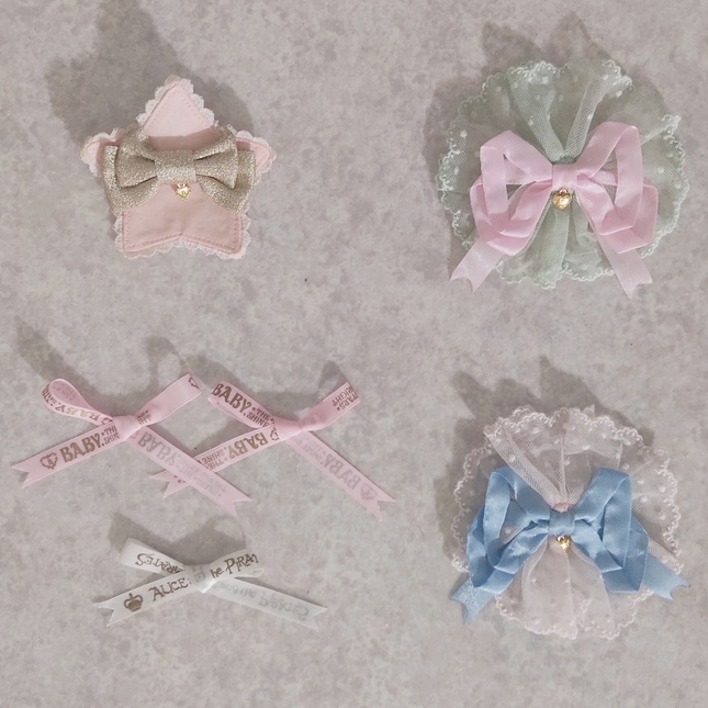 Angelic Pretty AP Ribbon Hair Clips * Baby the stars shine bright BTSSB ...