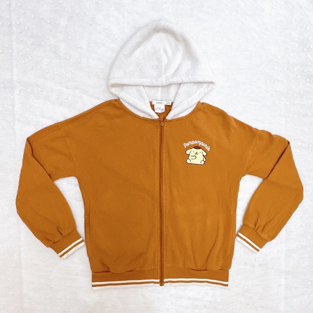 Sanrio Pompompurin zipper hoodie jacket - Hoodies - Kei Market: Buy and ...