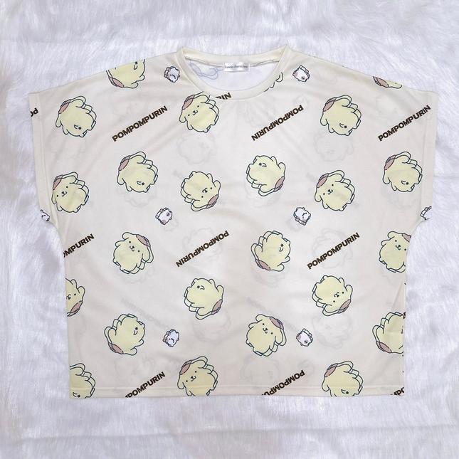 Sanrio 2D Pompompurin and muffin super cute t-shirt tee - Tops - Kei ...
