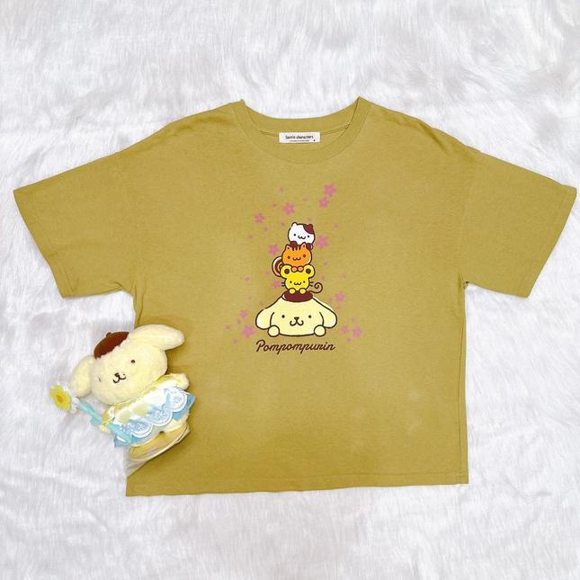 Sanrio Pompompurin and friends t-shirt tee - Tops - Kei Market: Buy and ...