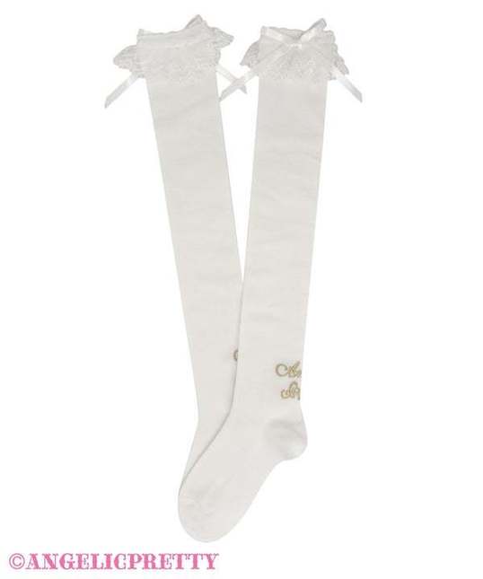 *ON HOLD UNTIL 30/01* AP Princess Logo OTKs - Socks and Tights - Lace ...