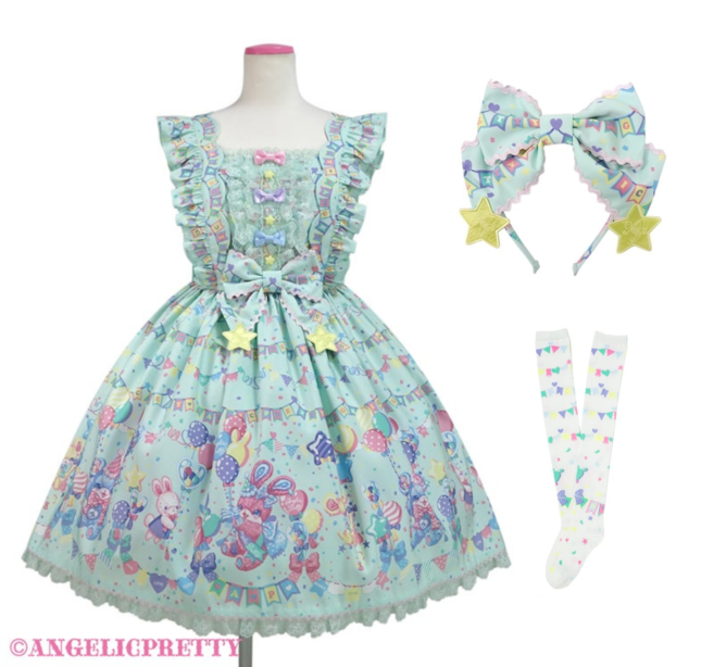 *Free US Shipping* (BNWT) Angelic Pretty Angelic Pretty Happy Garland ...