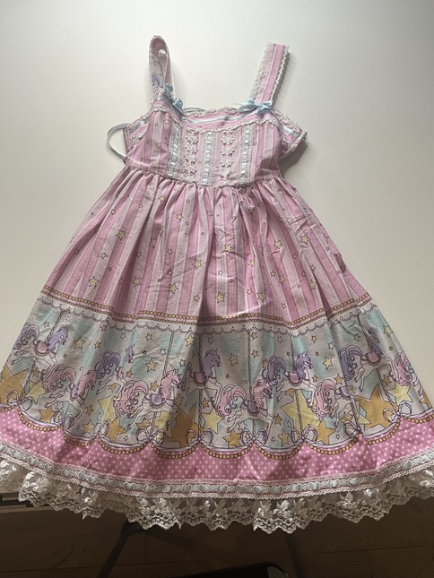 Bodyline Cecilia merry go round jsk in pink size 140 - Dresses - Lace ...