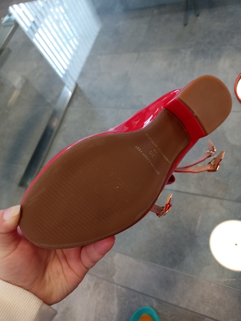 Cotton Candy Feet Triple Lovely Bow Shoes in Shiny Red 35BR - Shoes ...