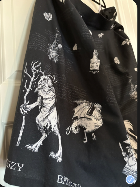 Lady sloth Slavic Bestiary Skirt - Skirts - Lace Market: Lolita Fashion ...