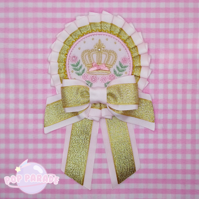 ♡PP♡ Rose Crown ♡ Rosette - Brooches and Pins - Lace Market: Lolita ...