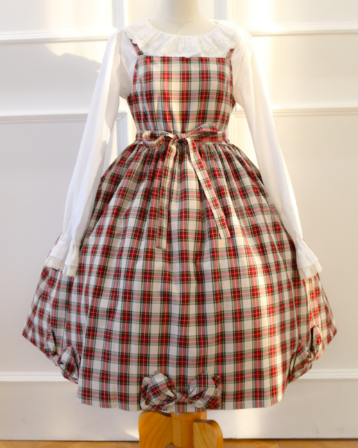 Lief - Tartan Hanbok series JSK in White M Size. - Dresses - Lace ...