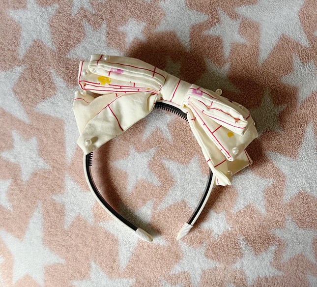 Metamorphose Crown Label March of Duck Headbow (Beige/Cream) - Hair ...