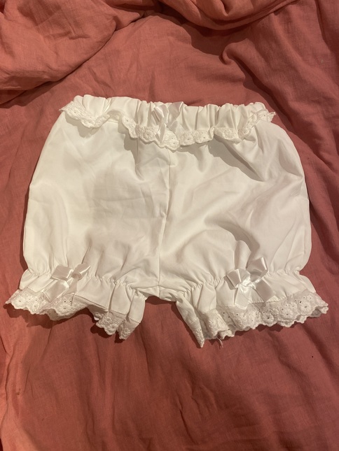 brand new white lace ribbon bloomers - Bloomers - Lace Market: Lolita ...
