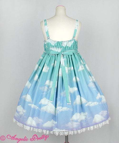 Angelic Pretty Misty Sky Brilliant Color JSK in mint - Dresses - Lace ...