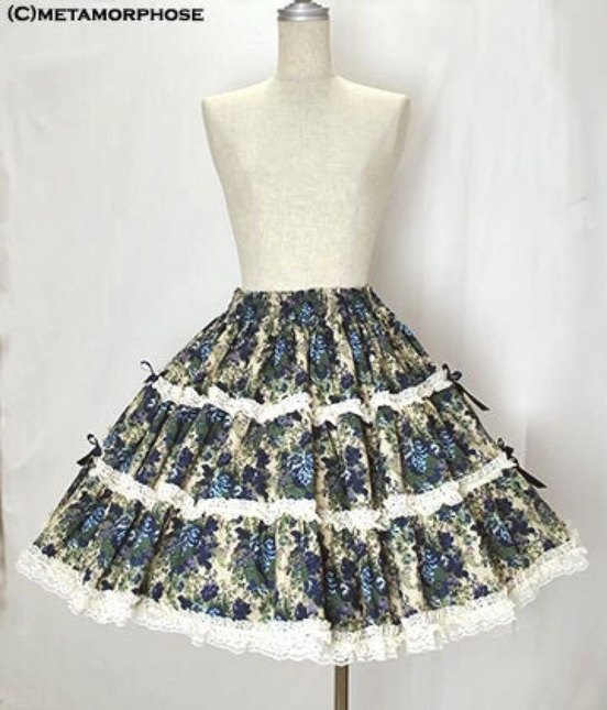Metamorphose Gobelin tiered SK - Skirts - Lace Market: Lolita Fashion Sales