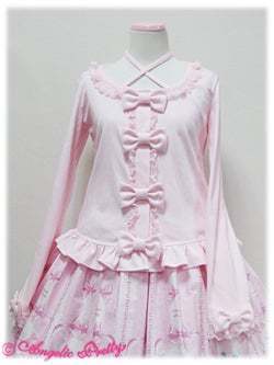Angelic Pretty Ribbon Cutsew cardigan in pink - Outerwear - Lace Market ...