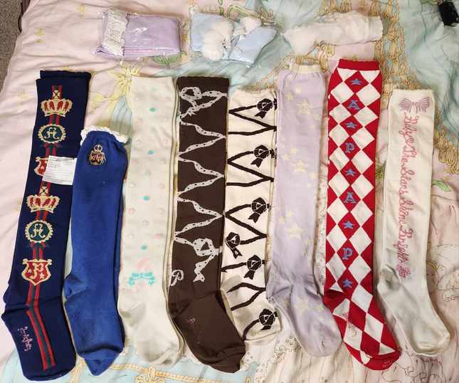 Mixed Brand Sock Lot - Socks and Tights - Lace Market: Lolita Fashion Sales