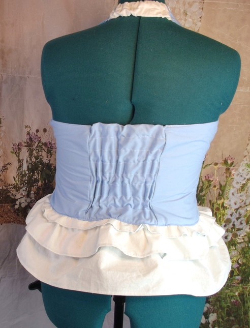 Light blue and white alice themed ouji vest - Outerwear - Lace Market ...