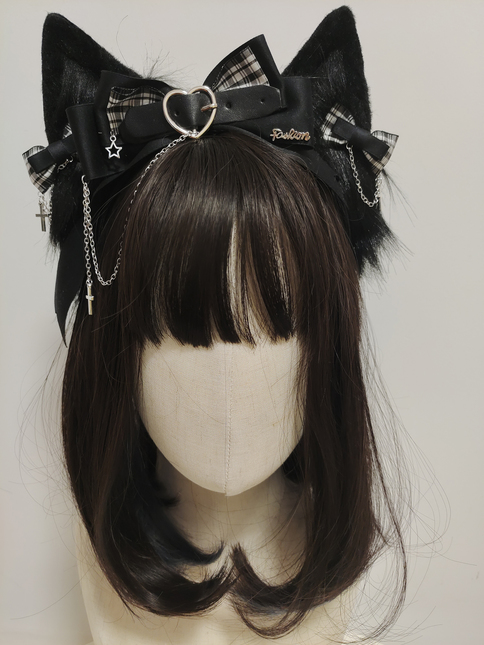 Cat Ear Bow KC Double Headbands - Hair Accessories - Lace Market ...