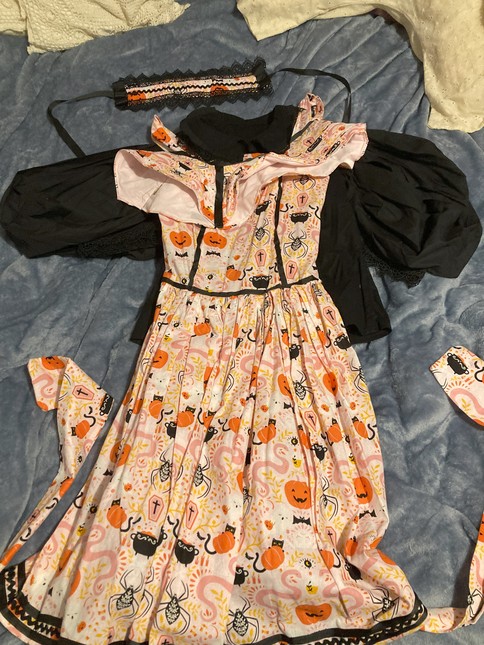 Halloween Jsk set with matching ultra puff blouse - Jumperskirt - Lace ...