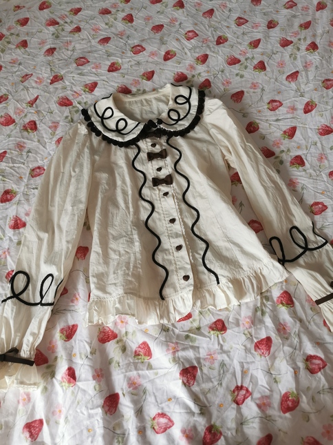 Angelic pretty Nakayoshi ginger cookie blouse - Tops - Lace Market ...