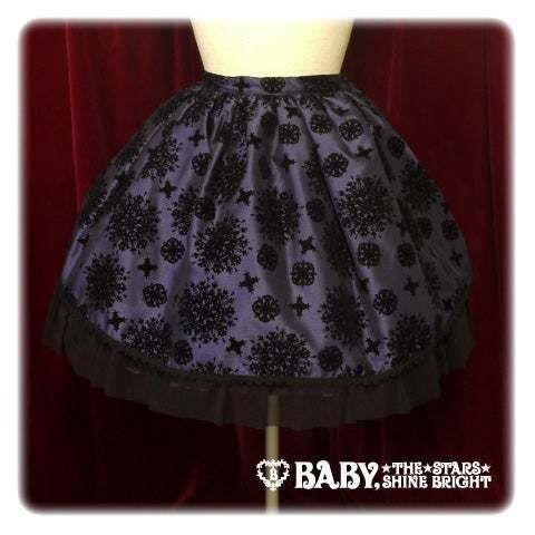 AATP Crystal Drop Skirt in Black x Navy - Skirts - Lace Market: Lolita ...