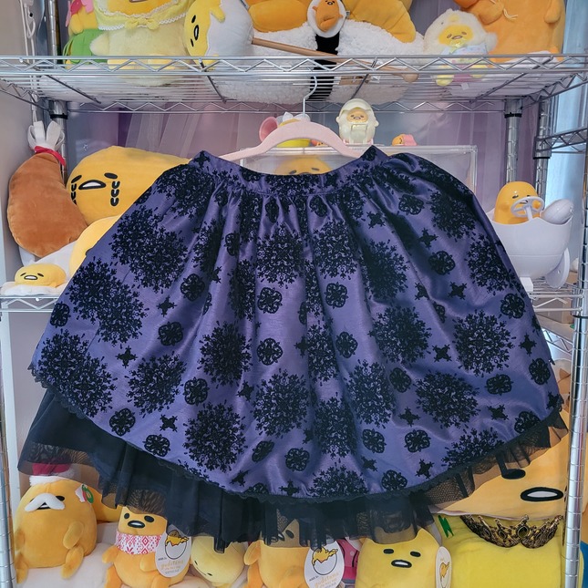 AATP Crystal Drop Skirt in Black x Navy - Skirts - Lace Market: Lolita ...