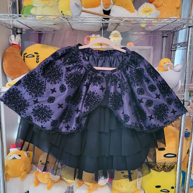 AATP Crystal Drop Skirt in Black x Navy - Skirts - Lace Market: Lolita ...