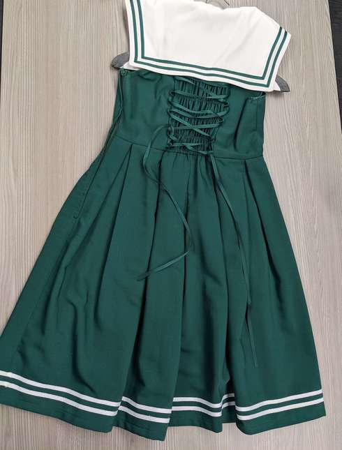 Bodyline Sailor OP/JSK in Green - One Piece - Lace Market: Lolita ...