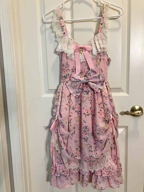 Btssb Angel Chiffon Bustle JSK in Pink - Dresses - Lace Market: Lolita ...